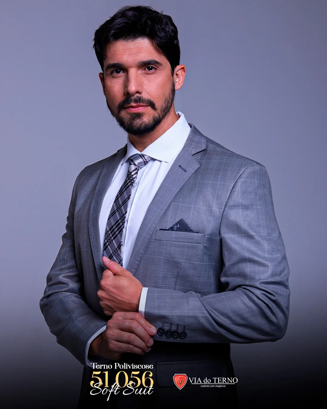 Terno Slim Poliviscose Soft Suit Masculino | VIA do Terno