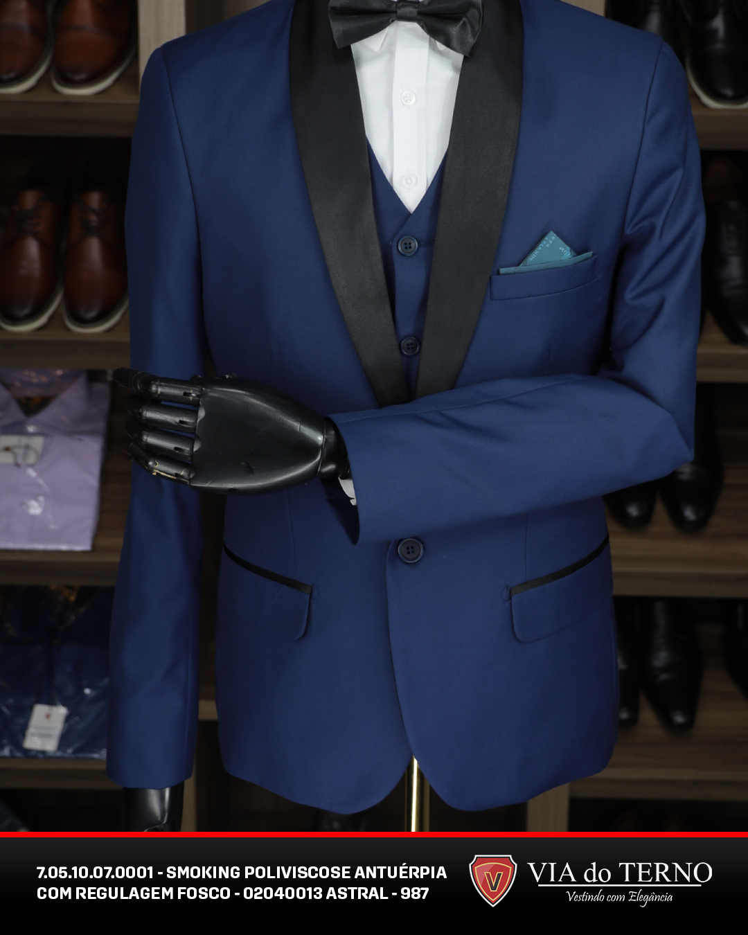 Smoking Azul Marinho | VIA do Terno